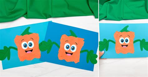 Spookley The Square Pumpkin Torn Paper Craft Free Pdf Template