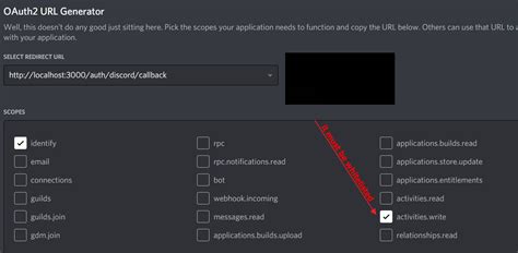 UX OAuth Generator Whitelist Only Issue Discord Discord Api Docs GitHub