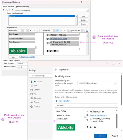 Outlook Signature Location And How To Export Import Backup Them
