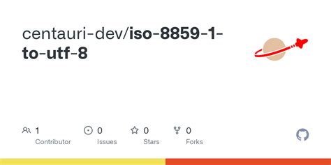 GitHub Centauri Dev Iso To Utf