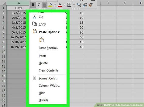 How To Hide Columns In Excel 5 Quick Easy Steps