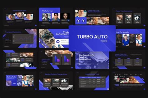 Turbo Automotive Powerpoint Template Incl Turbo And Powerpoint Envato