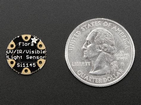 Цифровий датчик ультрафіолету Flora на Si1145 від Adafruit купити в Києві та Україні
