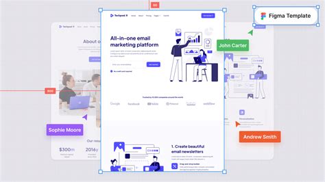 Techpool X SaaS Figma Template Free Figma Resource Figma Elements