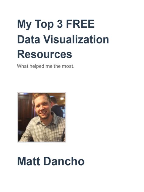 my top 3 free data visualization resources pdf