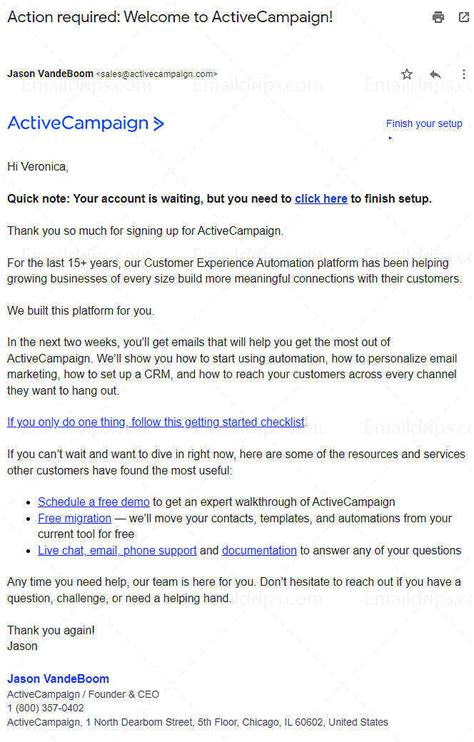 ActiveCampaign Onboarding Email Sequence The Website Doktor