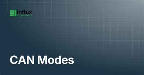 can modes dialog user guide