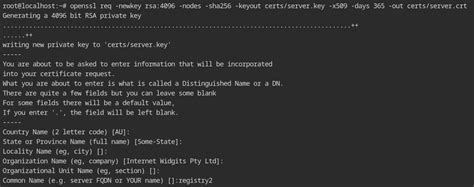 Secure The Docker Registry With Password And TLS Certificates