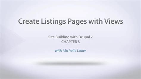 Create Listing Pages With Views Drupal 7
