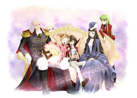 Nunnally In Wonderland Code Geass Flag Code Geass Nina Table Scene