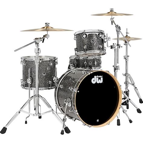 Dw Dwe Wireless Acoustic Electronic Convertible 4 Piece Drum Set Bundle