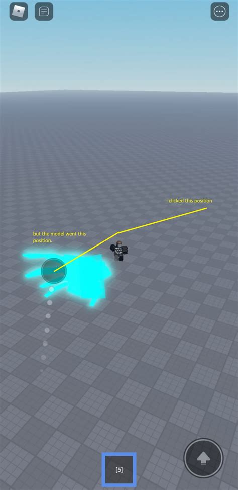 how to ignore the hit position mobile scripting support developer