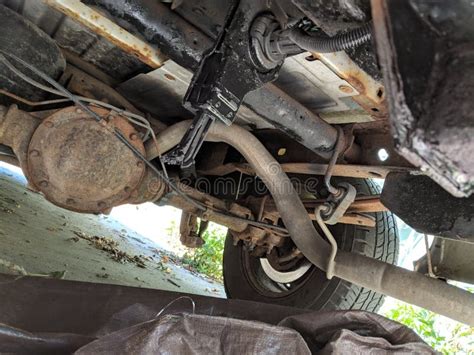 Under The Chassy Stock Image Image Of Chassy Work 127067021