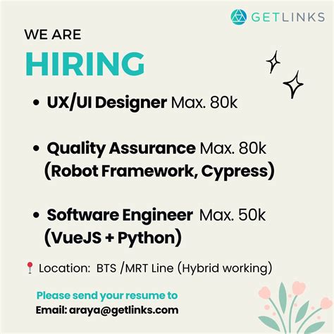 Araya Nune S On Linkedin Hiring Uxui Python Qa Vuejs