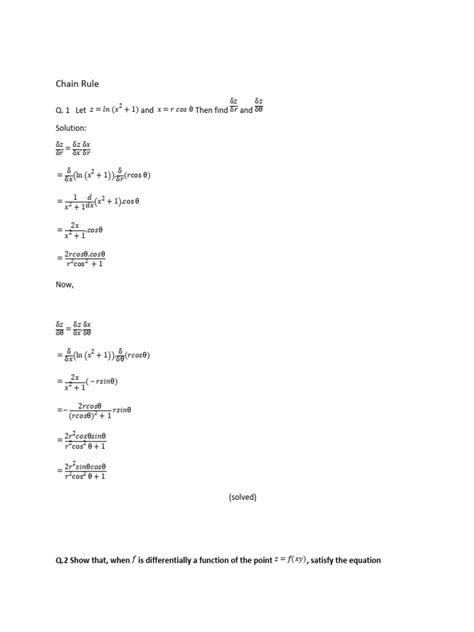 partial differentiation 1 note pdf equations mathematical analysis