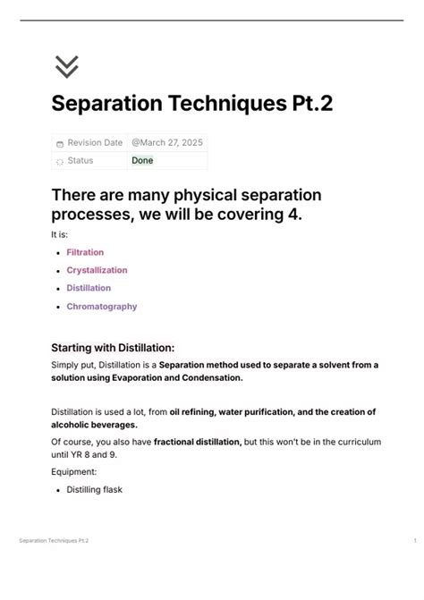 Separation Techniques Pt2 Crystallisation And Distillation Science