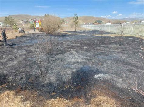 СБД ийн 16 дугаар хороонд шар өвс шатаж байсныг бүрэн унтраалаа