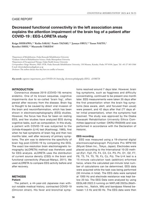 Pdf Decreased Functional Connectivity In The Left Association Areas