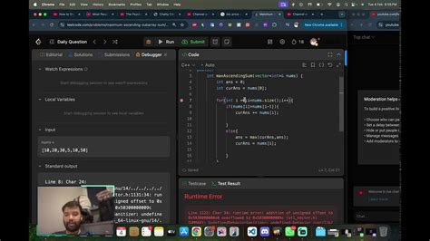 Daily Leetcode Maximum Ascending Subarray Sum Lc 1800 Youtube