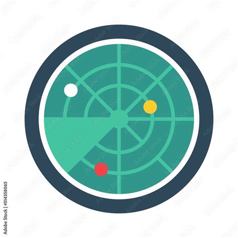 Radar Vector Icon Radar Icons Antenna Radar Png And Vector With