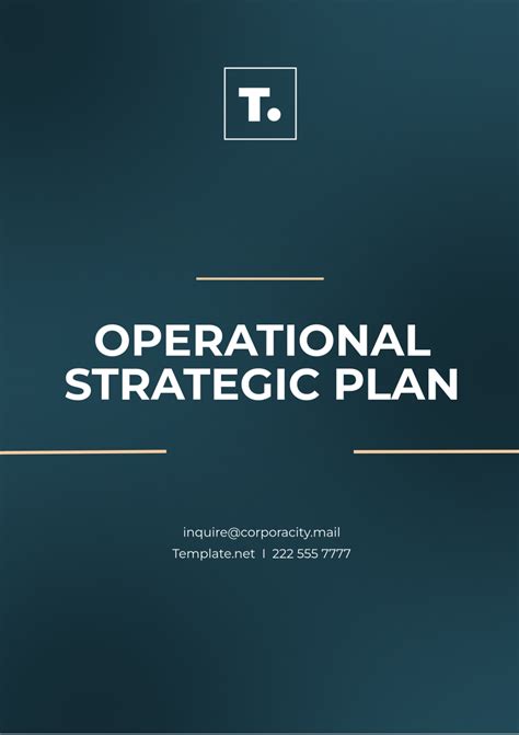 Free 5 Year Strategic Plan Template To Edit Online