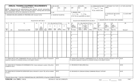 Forscom Form 156 R ≡ Fill Out Printable Pdf Forms Online