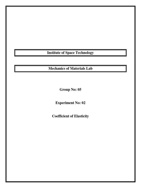 Coefficient Of Elasticity Pdf Youngs Modulus Bending Coefficient Of Elasticity Pdf Youngs Modulus Bending