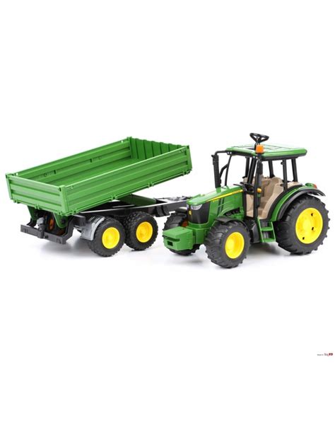 Bruder Трактор с приц John Deere 5115M Брудер 02108 купить в Минске