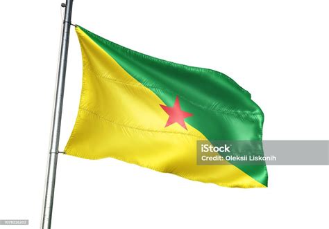 프랑스령 기아나 깃발 흔들며 흰색 배경 현실적인 3 차원 일러스트 레이 션에 고립 0명에 대한 스톡 사진 및 기타 이미지 0명 공단 공휴일 Istock