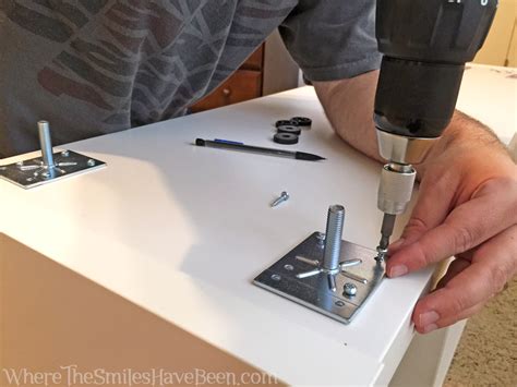 The Super Easy Way To Add Legs To An IKEA Kallax Shelf