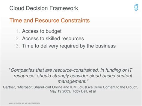 Springcmsharepointclouddecisionframework2010 100415170826 Phpapp01