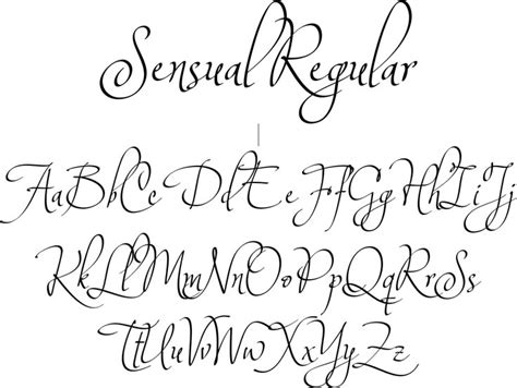 Elegant Sensual Regular Font