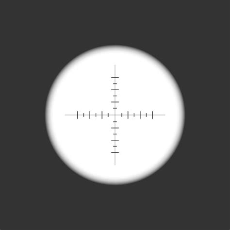 Sniper Scope Overlay Royalty Free Vector Image