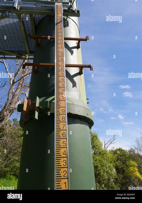 River Level Measurement Stock Photo Alamy