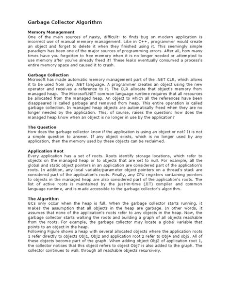 Garbage Collector Algorithm Pdf Computer Architecture Computer