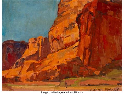 Canyon De Chelly Promintory Arizona By Edgar Alwin Payne On Artnet
