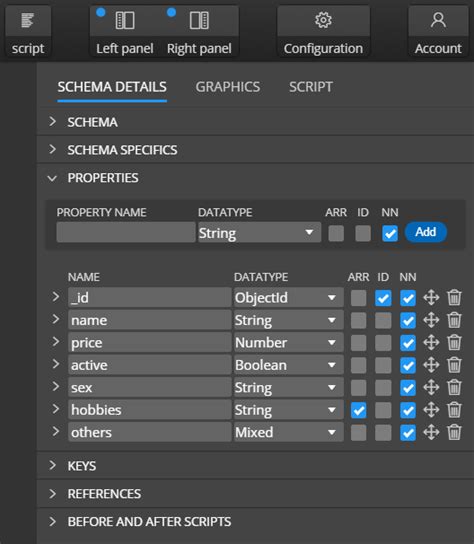 Mongoose Schema Design Moon Modeler