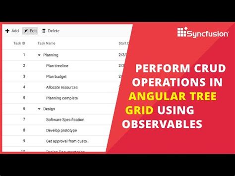 Learn Perform CRUD Operations In Angular Tree Grid Using Observables