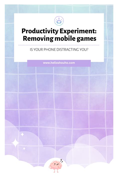 Productivity Experiment Removing Mobile Games Hello Shouho