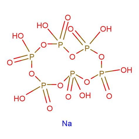 Sodium Hexametaphosphate Molecular Structure In 2024 Chemical