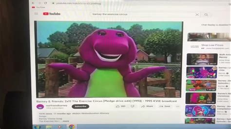 Barney Says Segment The Exercise Circus Pledge Drive Version Youtube
