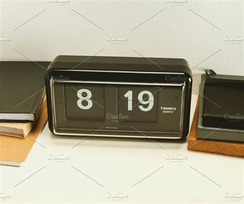 Retro Flip Clock Stock Photo Containing Clock And Analog Retro Flip Clock Clock Flip Clock