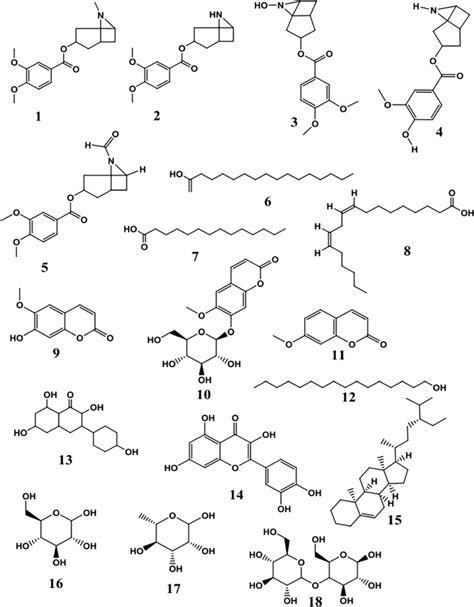 Chemical Structures Of Key Bioactive Phytochemicals From Different Download Scientific Diagram