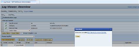 Getting Logon User Counts From Authentication Logs Sap Community