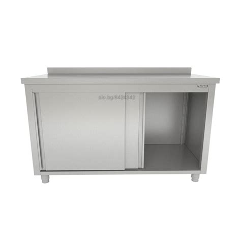 Шкаф инокс 180см с плъзгащи врати Шкаф Мебели за дома и офиса София неутрален шкаф о