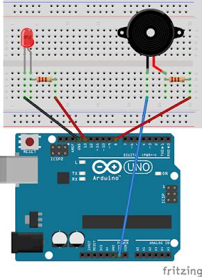Myarduino Tutorial A 15 Menyala Dan Tidak Menyalakan LED Dan Buzzer