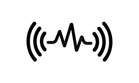 Abstract Sound Wavy Music Equalizer Lines Surface Icon On An Isolated