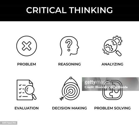 21 129 Critical Thinking Icons High Res Illustrations Getty Images