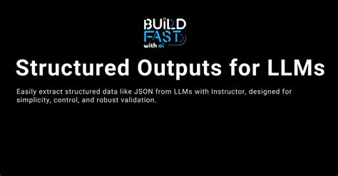 Instructor The Most Popular Library For Simple Structured Outputs