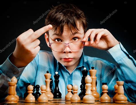 Nerd Play Chess Stock Photo By Cookelma